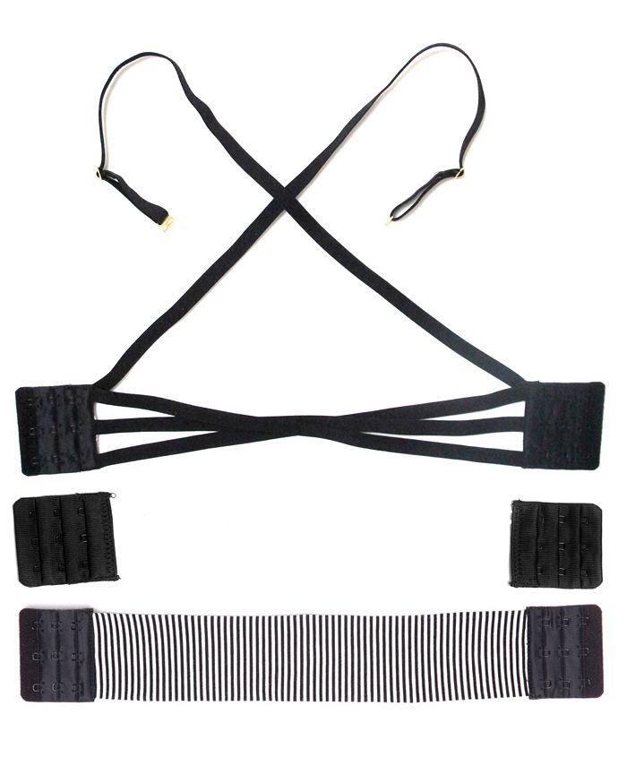 THE BRA LAB "Bondi Beach Babe" Multiway, Interchangeable Back Strap Set ...