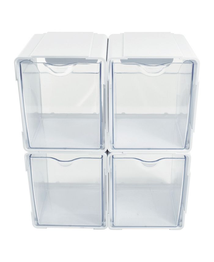 Deflecto Interlocking Storage Organizer - Macy's
