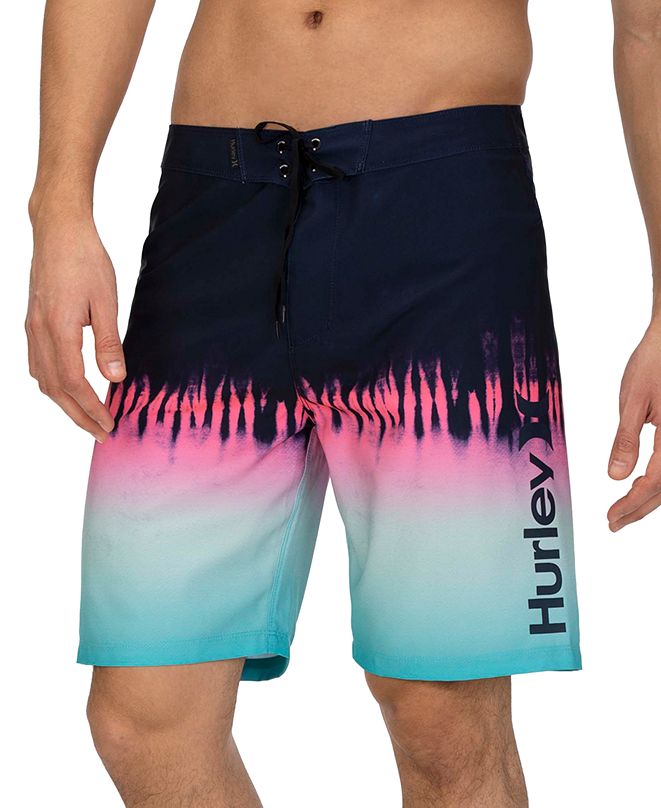 Hurley Men's Surf Trip Print 20" Board Shorts & Reviews - Swimwear ...
