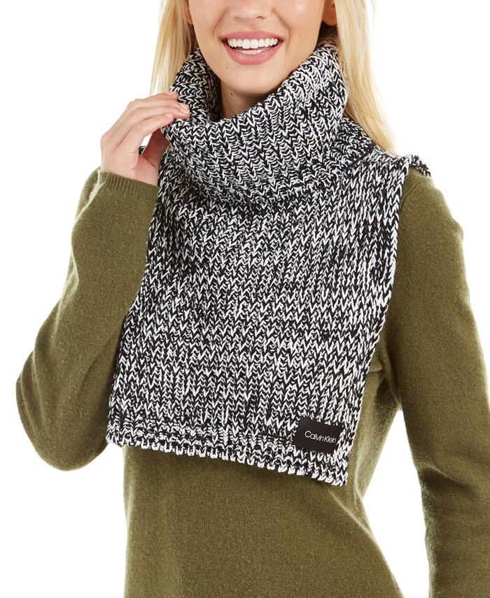 Calvin Klein Knit Marled Dickey - Macy's