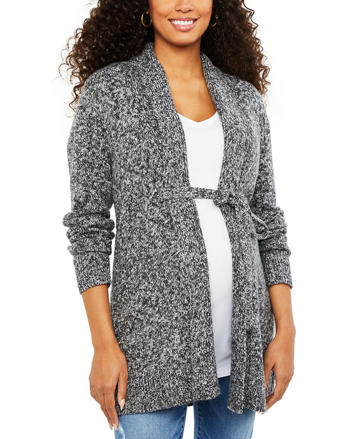 Motherhood Maternity Open-Front Cardigan - Macy's