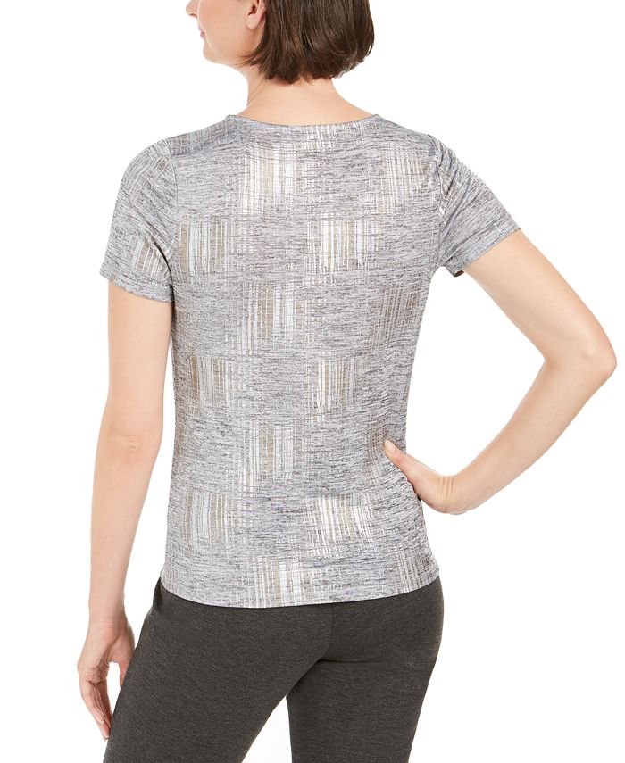 Nine West Metallic Top - Macy's