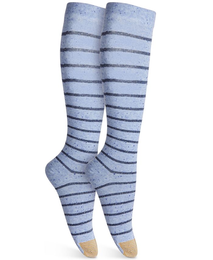 Gold Toe Women's Nep Striped Compression Socks - Macy's