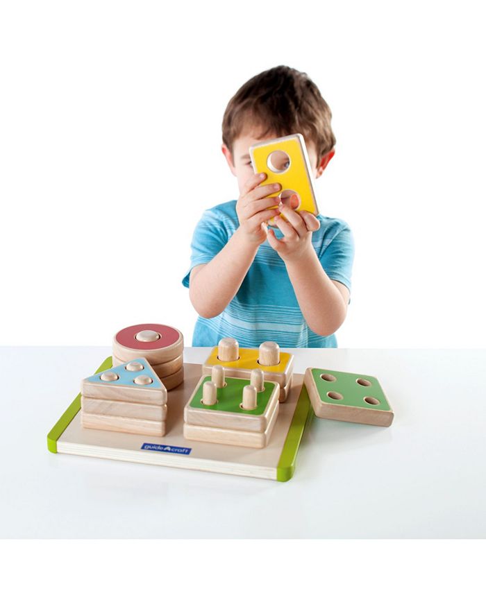 Guidecraft, Inc Guidecraft Sort and Stack Shapes - Macy's