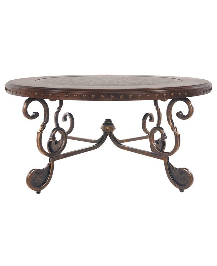 Signature Design By Ashley Rafferty Round Cocktail Table - Macy's