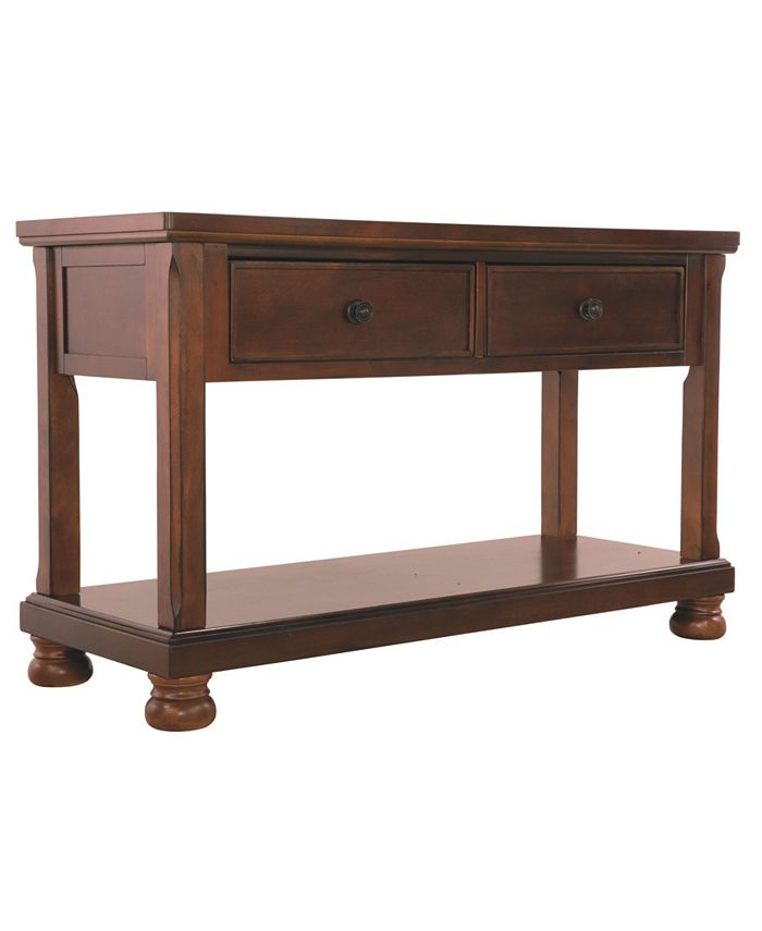 Signature Design By Ashley Ashley Furniture Porter Sofa Table - Macy's