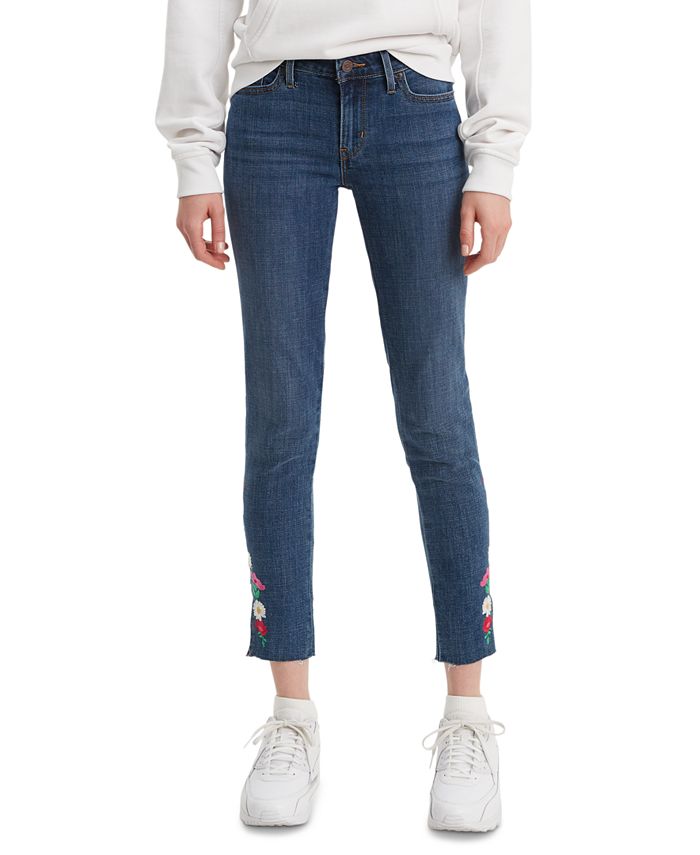 Levi's Women's 711 Embroidered Skinny Jeans - Macy's