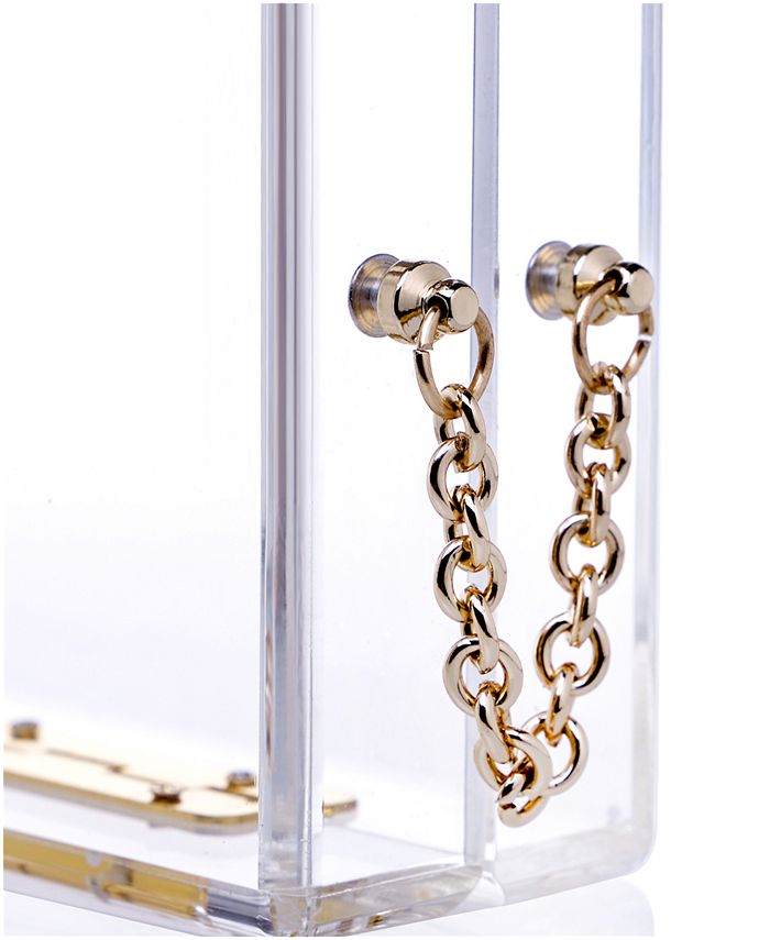Milanblocks Transparent Acrylic Clasp Clutch - Macy's