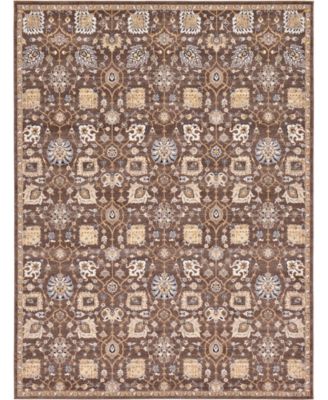 Bayshore Home Wisdom Wis1 Brown 9' x 12' Area Rug & Reviews - Rugs - Macy's