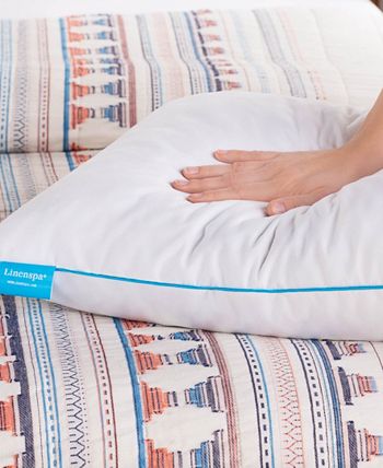 Linenspa Shredded Memory Foam Pillow 2-Pack, Standard - Macy's