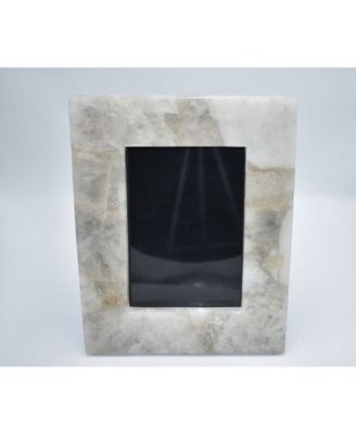 Nature's Decorations - 10" H x 8" W Quartz Agate Picture Frame - Macy's