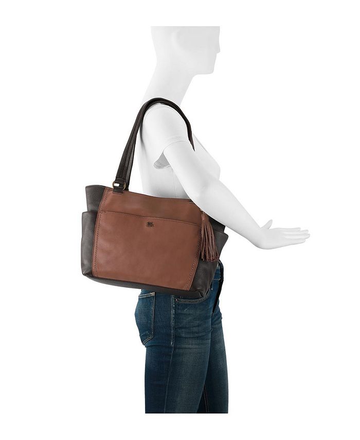 The Sak Ashby Leather Satchel Bag - Macy's