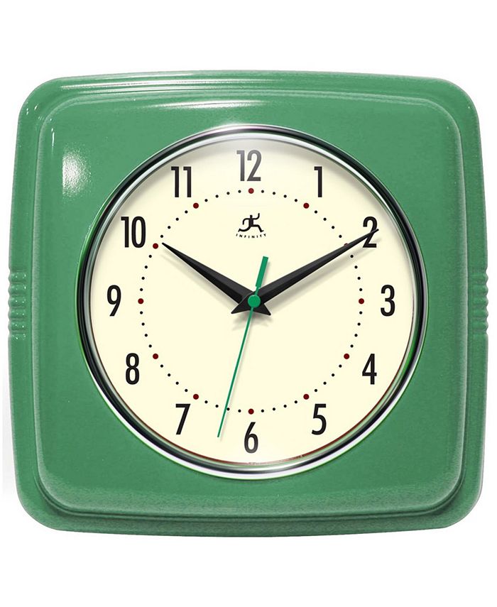 Infinity Instruments Square Wall Clock - Macy's