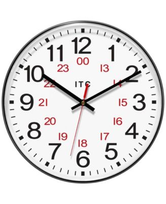 Infinity Instruments Round Wall Clock - Macy's