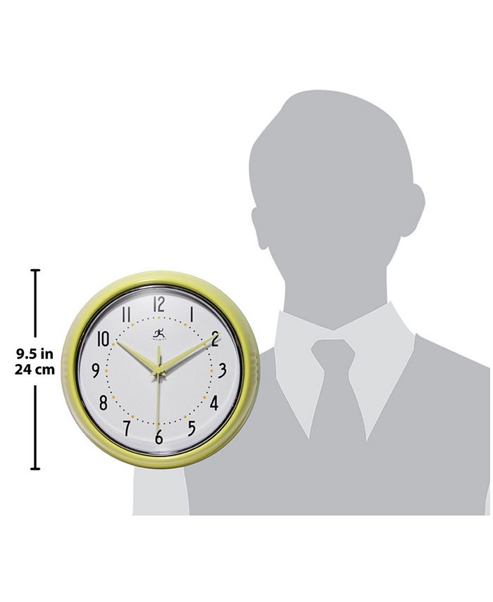 Infinity Instruments Round Wall Clock - Macy's