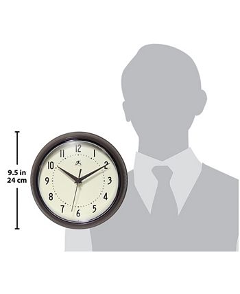 Infinity Instruments Round Wall Clock - Macy's