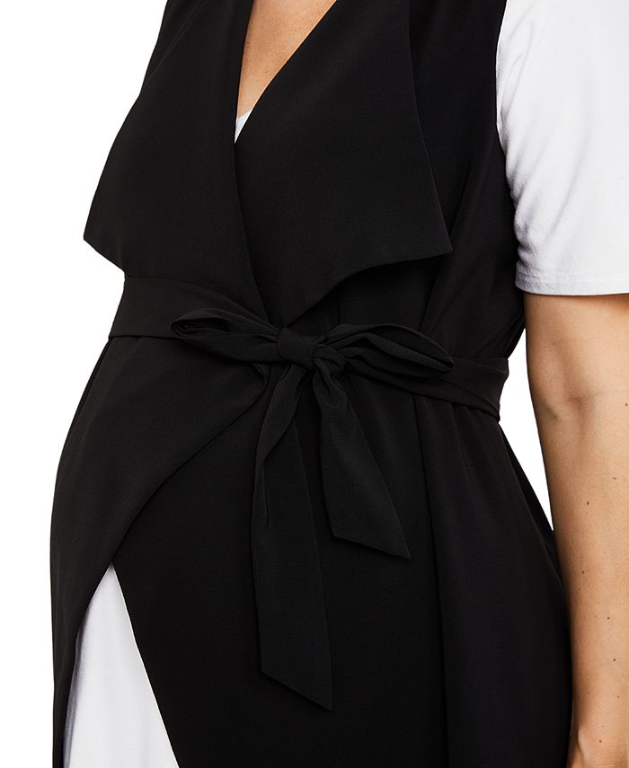 Seraphine Maternity Draped Vest - Macy's
