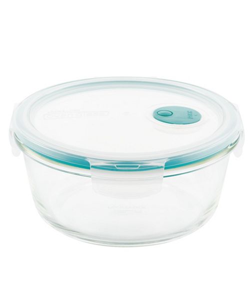 Lock n Lock Purely Better Vented Glass 32-Oz. Round Food Storage ...