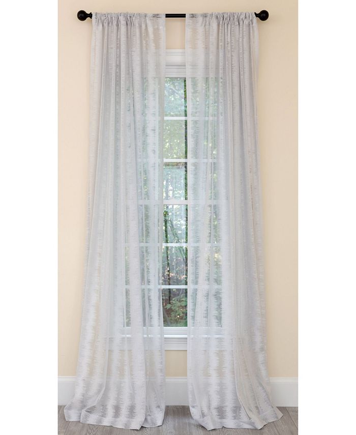 Manor Luxe Bella Bella Sheer Rod Pocket Curtain Collection - Macy's