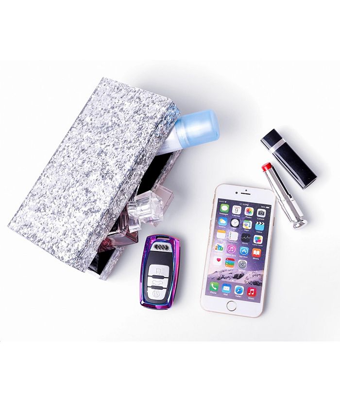 Milanblocks Confetti Acrylic Clutch Handbag - Macy's