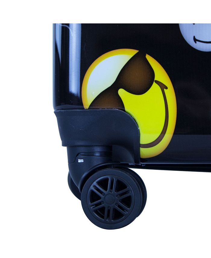 Smiley World Happy Travels 3 Piece Luggage Set - Macy's