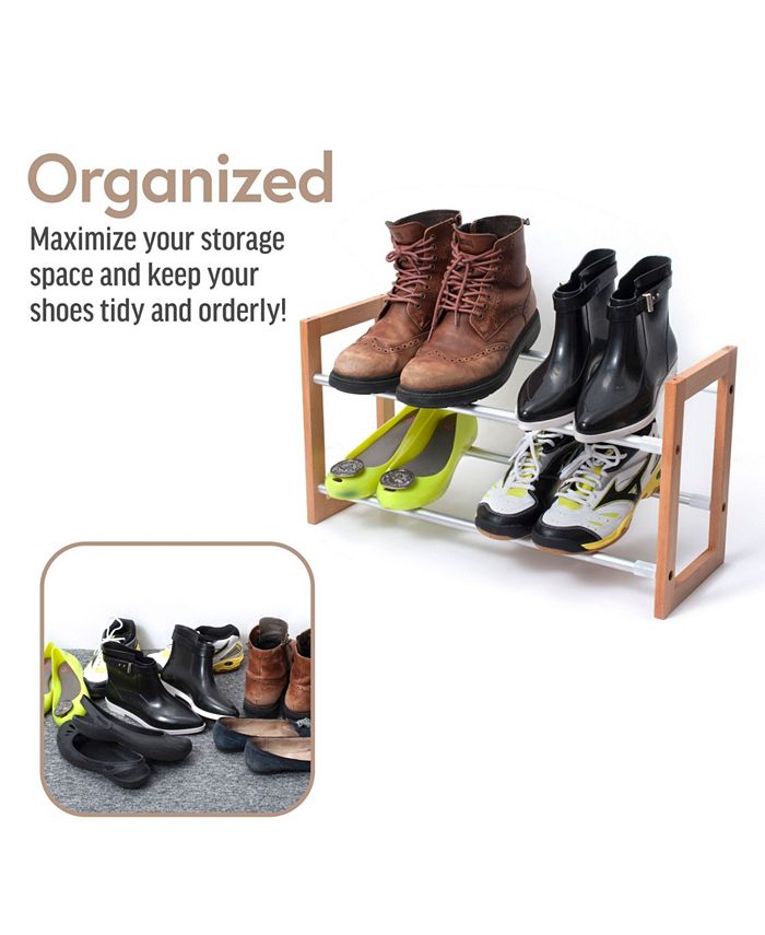 Innoka Expandable and Stackable Shoe Rack - Macy's
