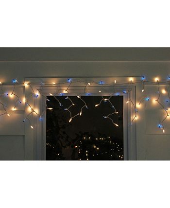 Northlight Set of 150 Blue Clear Mini Icicle Christmas Lights 3 ...