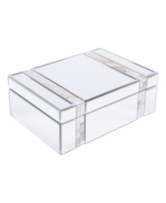 Mop Stripes Mirror Box Mirror & Beige - Macy's
