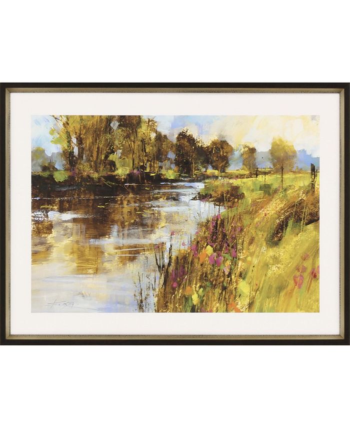 Paragon Picture Gallery Paragon Spring River Framed Wall Art, 22" x 31 ...