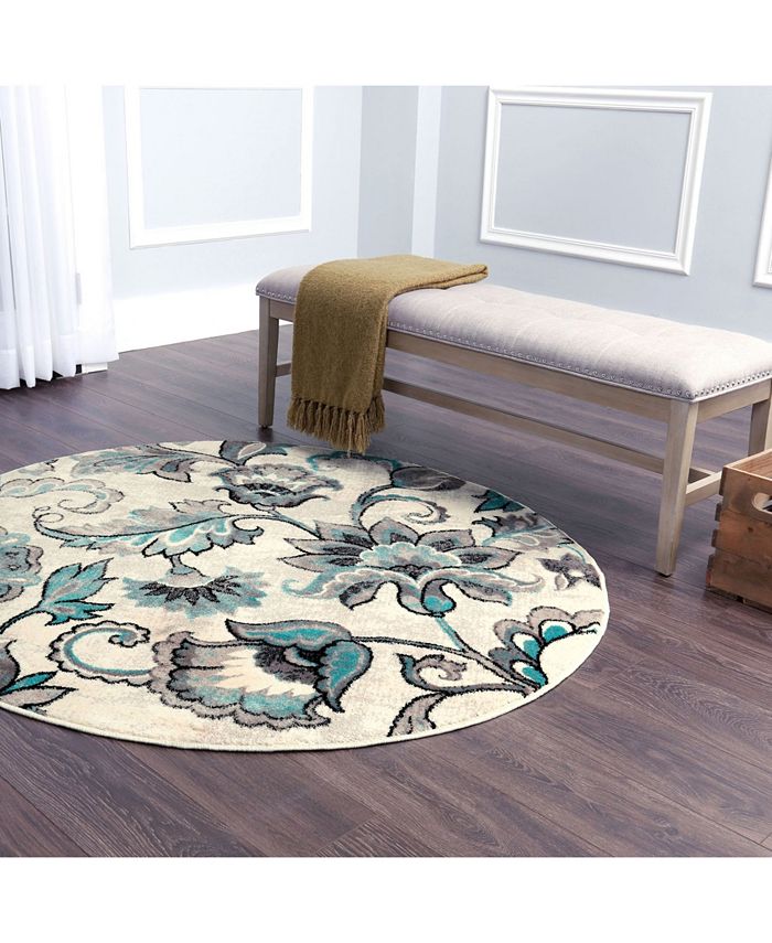 Global Rug Designs Global Rug Design Jano JAN03 Ivory Area Rug ...