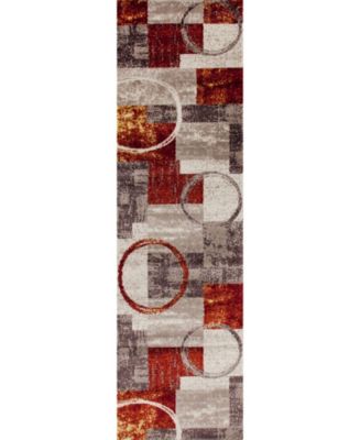 Main Street Rugs Alba Alb307 Multi 2' x 7'2" Runner Rug - Macy's