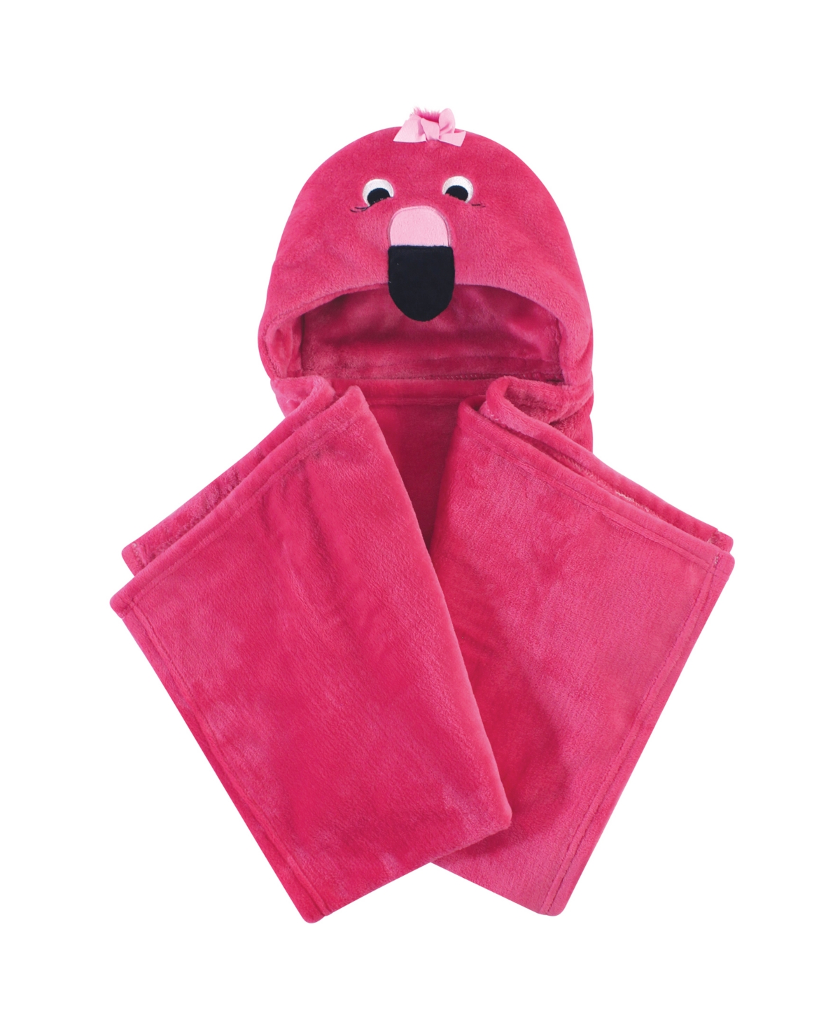 Click here for Hudson Baby Girls Hooded Animal Face Plush Blanket... prices