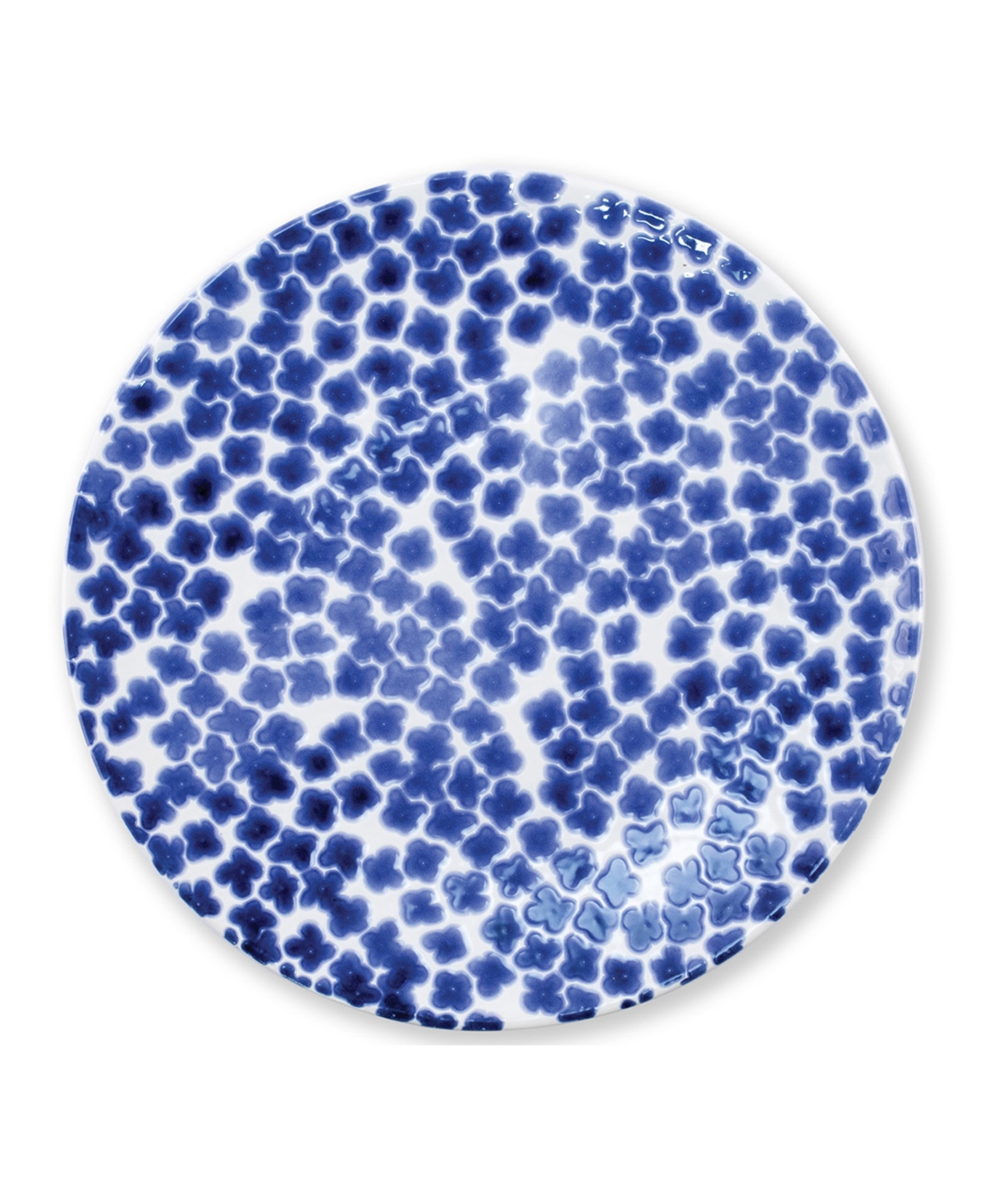 Vietri Santorini Dinner Plate - Flower