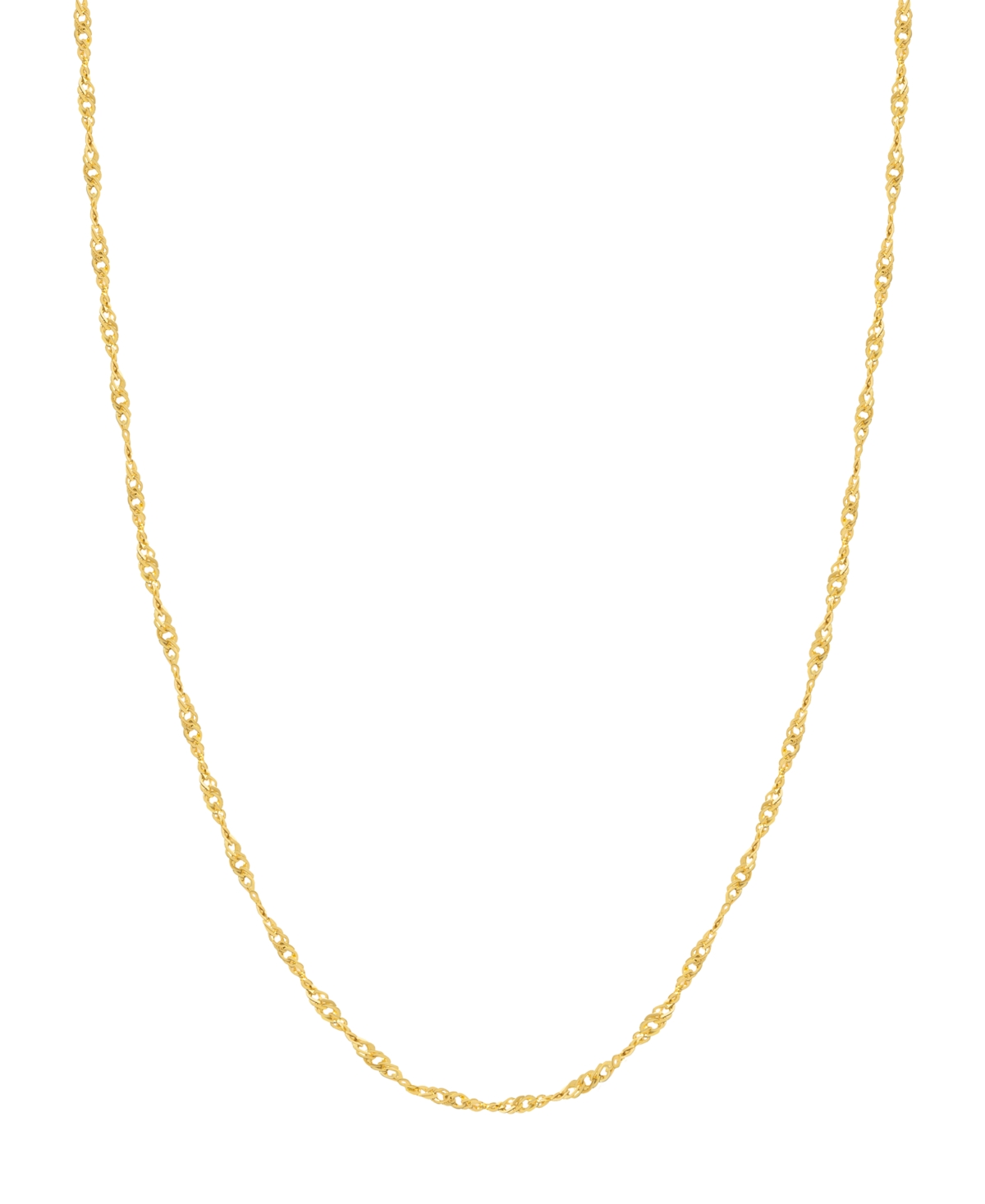Click here for 14K Yellow Gold .85 mm Singapore 20 Chain - Yellow... prices