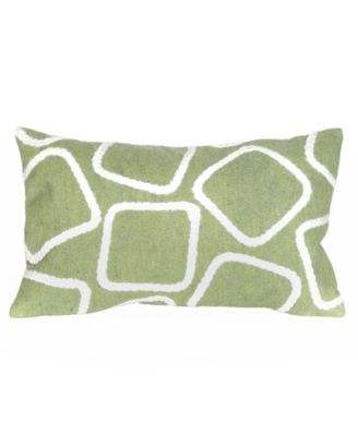 Liora Manne Visions I Squares Indoor, Outdoor Pillow - 20" x 12" - Macy's