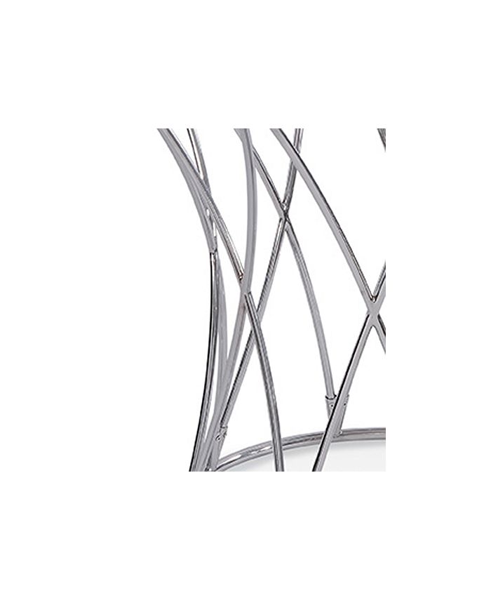 Furniture Mercer 54" Glass Top Round Dining Table - Macy's