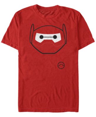 Disney Men's Big Hero 6 Baymax Mask Big Face Costume Short Sleeve T ...