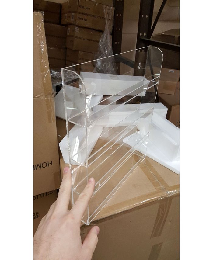 HomeIT Acrylic Wall Rack Organizer - Macy's