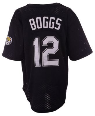 Mitchell & Ness Big Boys Wade Boggs Tampa Bay Rays Mesh V-Neck Player ...