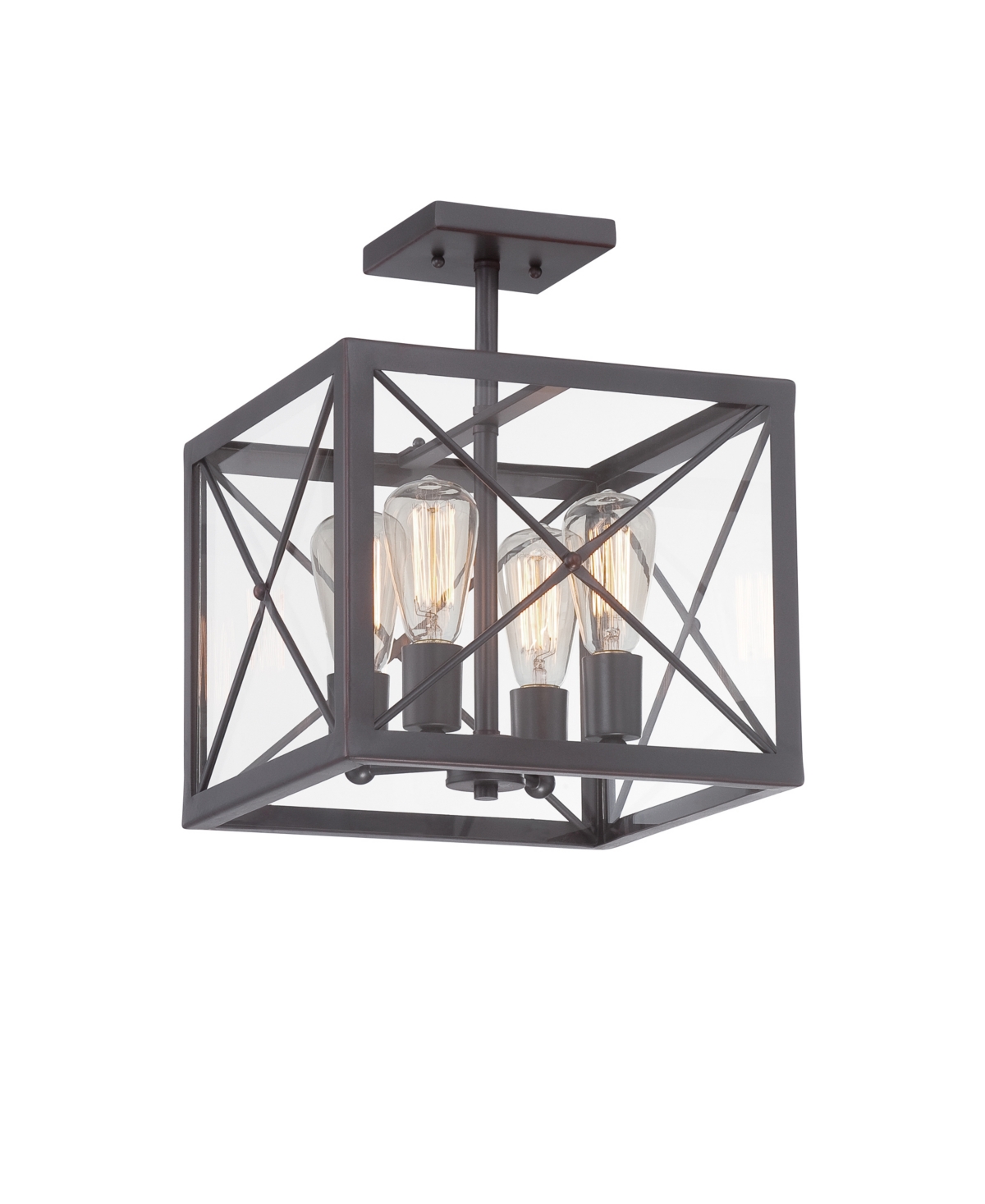 Click here for Designers Fountain High Line Semi-Flush - Bronze prices