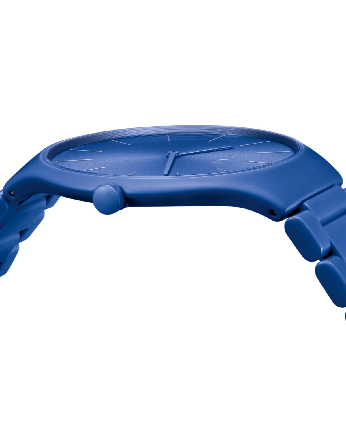 Rado Unisex Swiss True Thinline Les Couleurs Le Corbusier Blue High ...