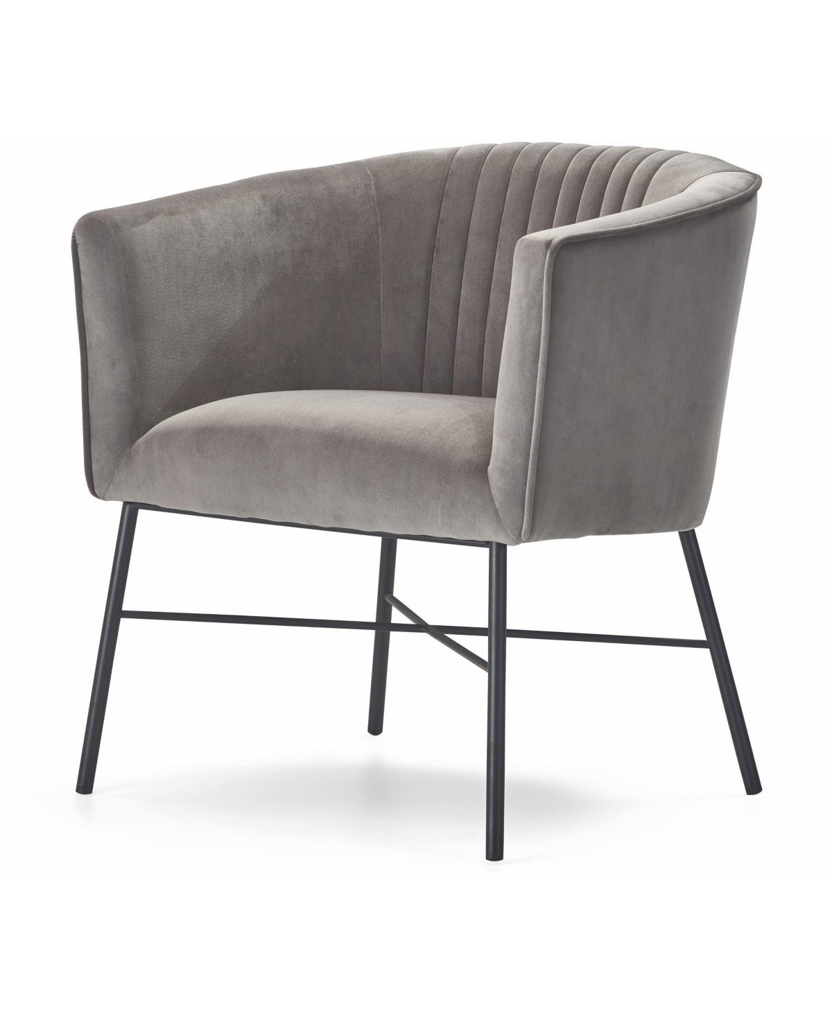 Click here for Leone Tufted Accent Chair - Grey prices