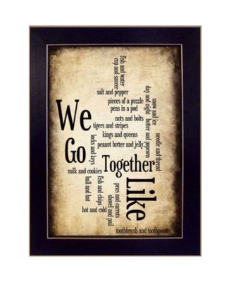 Trendy Décor 4U We Go Together I By Susan Ball, Printed Wall Art, Ready ...