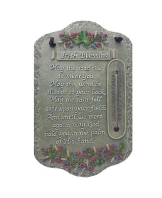 Trendy Décor 4U Welcome Sign, Irish Blessing Porch Decor, Resin Slate ...