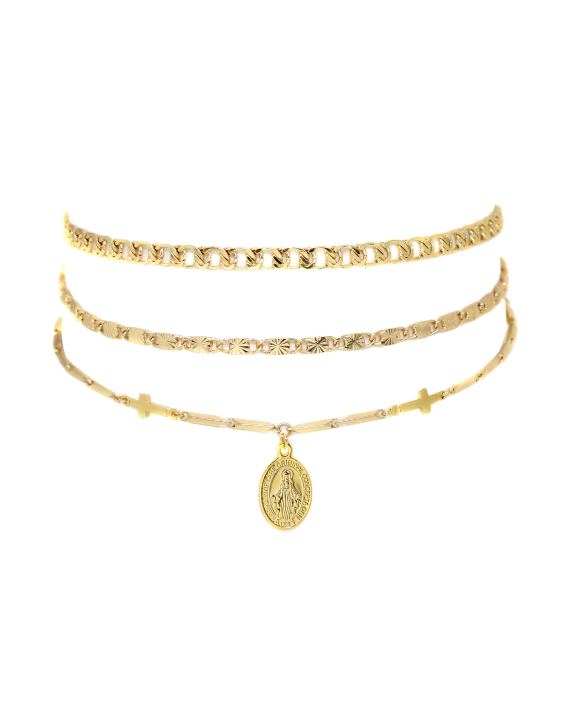 Click here for Ettika Mixed Layers Necklace - Gold prices