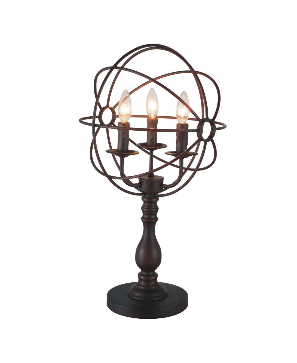 Click here for Cwi Lighting Arza 3 Light Table Lamp - Brown prices