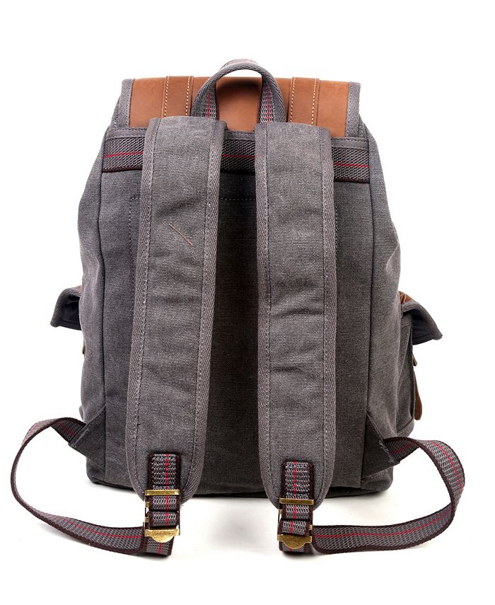 TSD BRAND Turtle Ridge Canvas Backpack - Macy's