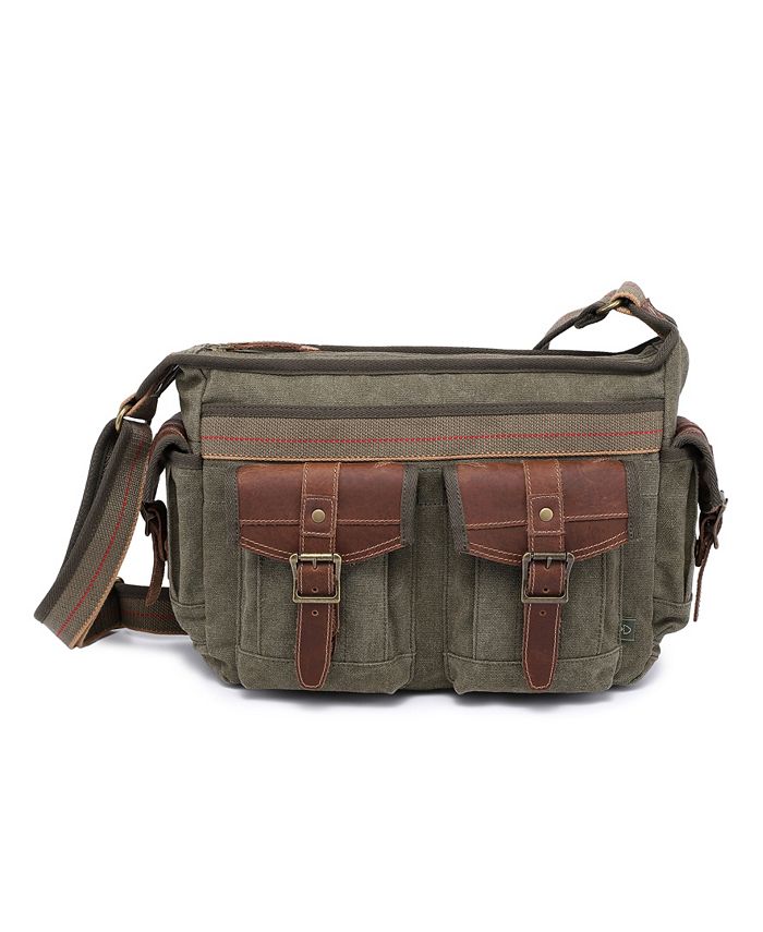 TSD BRAND Turtle Ridge Canvas Mail Bag - Macy's