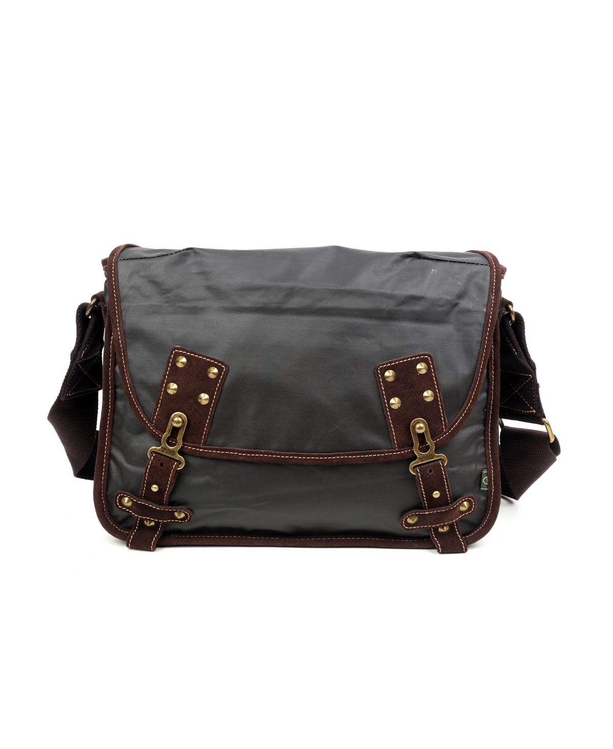 Click here for Tsd Brand Dolphin Canvas Messenger Bag - Brown prices