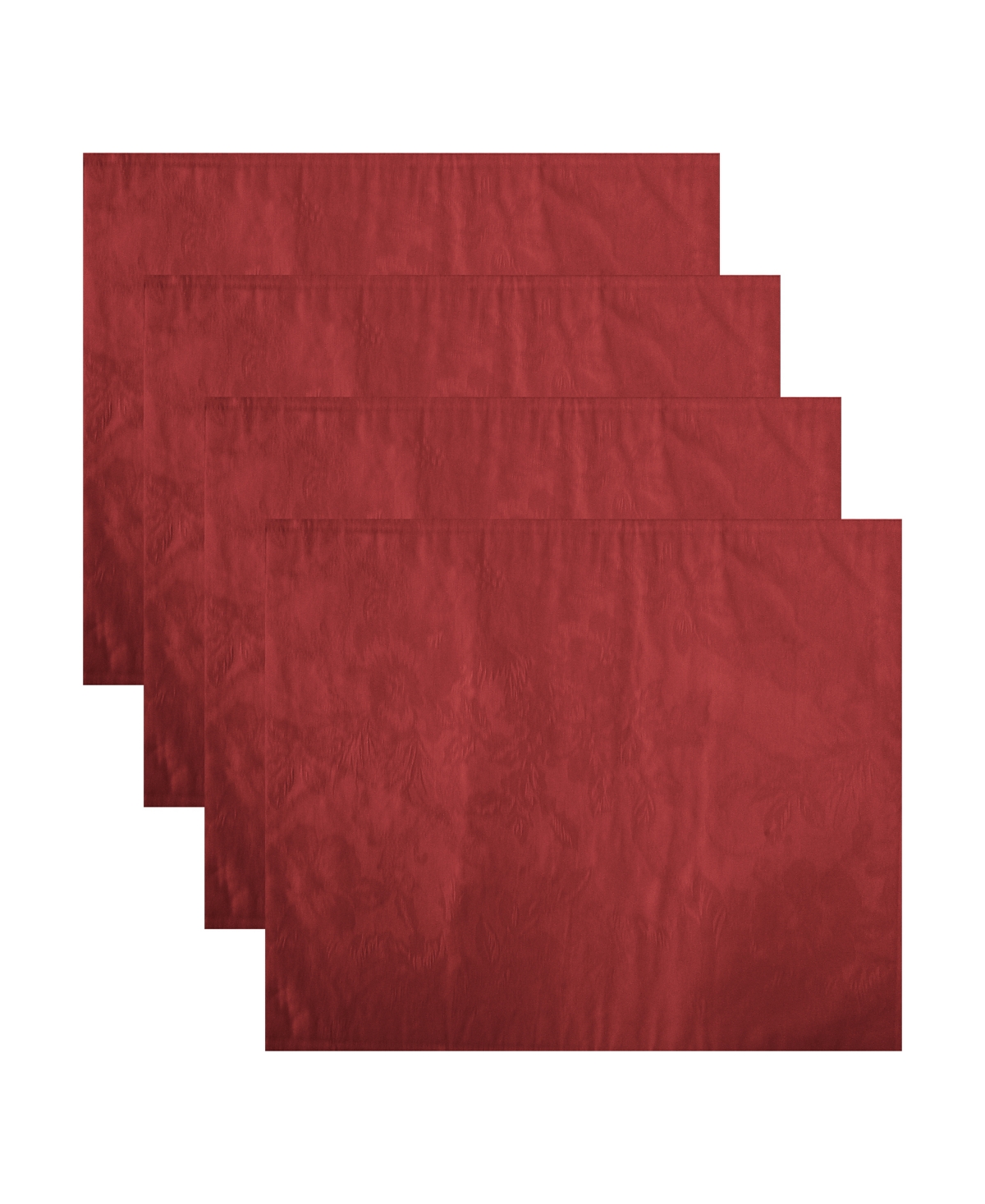 Click here for Elrene Poinsettia Elegance Jacquard Holiday Placem... prices